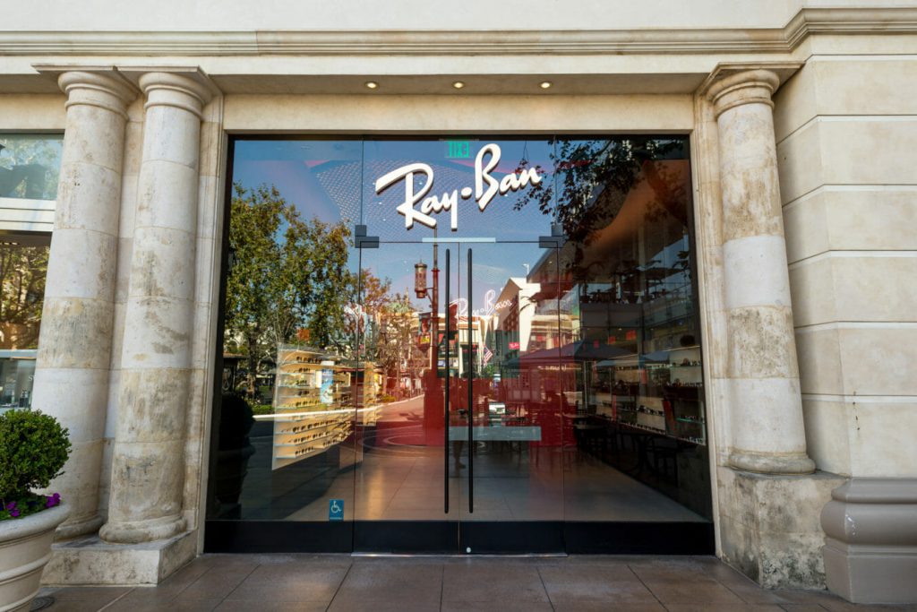 Ray-Ban’s New LA Shop at The Grove Has a Futuristic Table That Helps ...