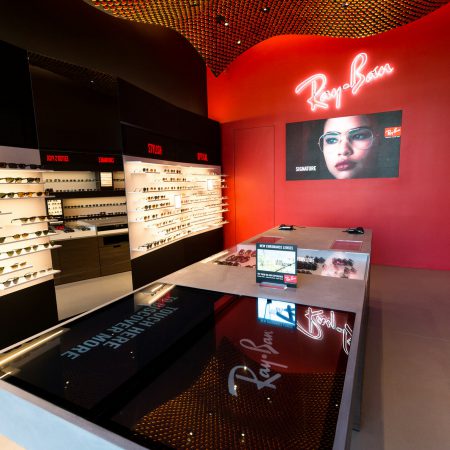 Ray-Ban’s New LA Shop at The Grove Has a Futuristic Table That Helps ...