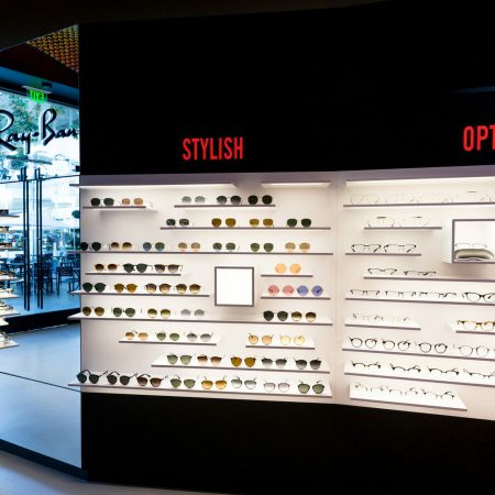 Ray-Ban’s New LA Shop at The Grove Has a Futuristic Table That Helps ...