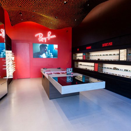 Ray-Ban’s New LA Shop at The Grove Has a Futuristic Table That Helps ...
