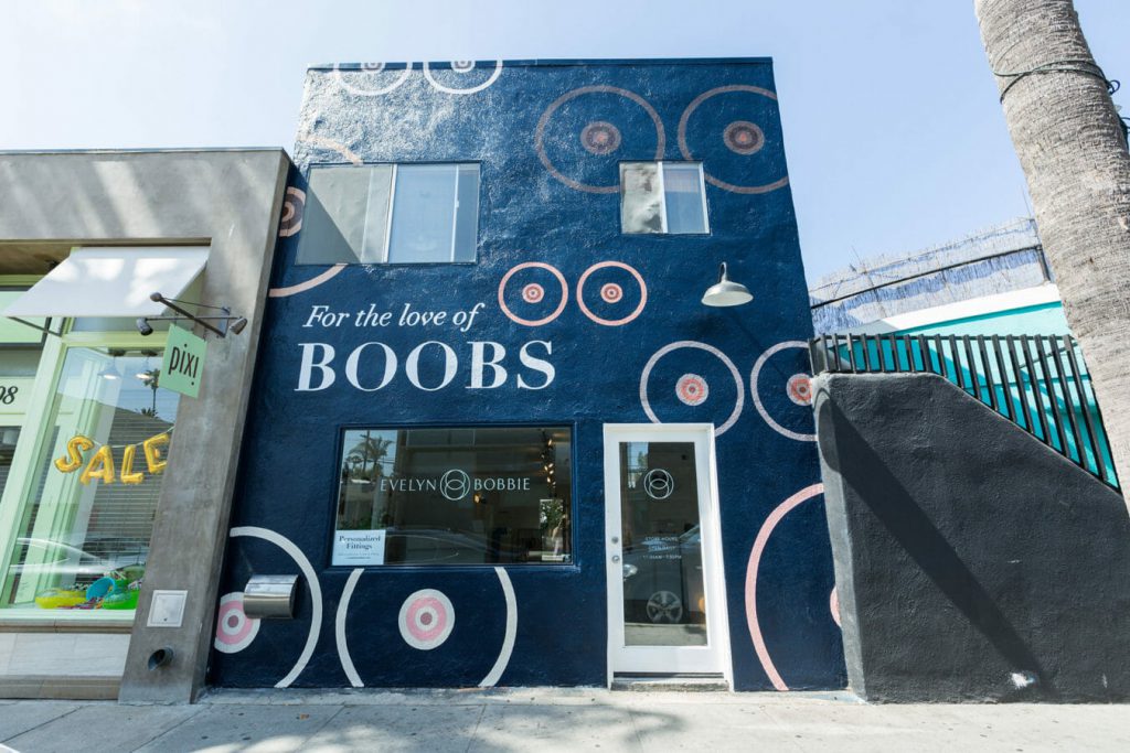 Innovative Bra Brand Evelyn & Bobbie’s Venice Pop-Up Pays Homage to Boobs