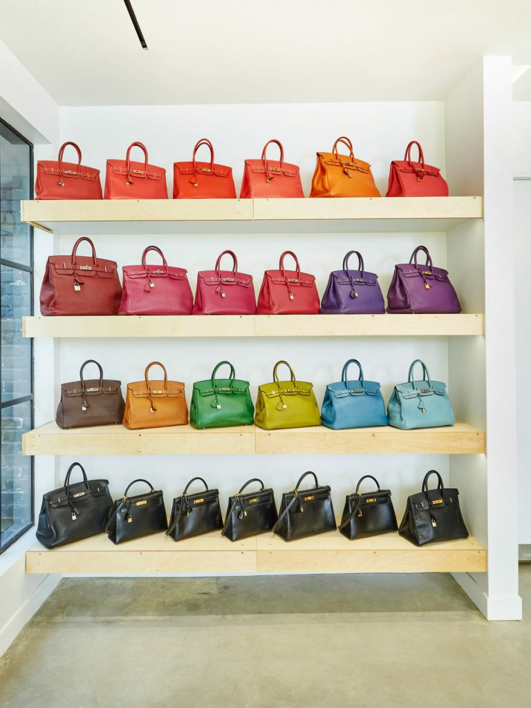 Rebag’s First LA Luxury Resale Boutiques Feature Rainbow Walls of Birkins
