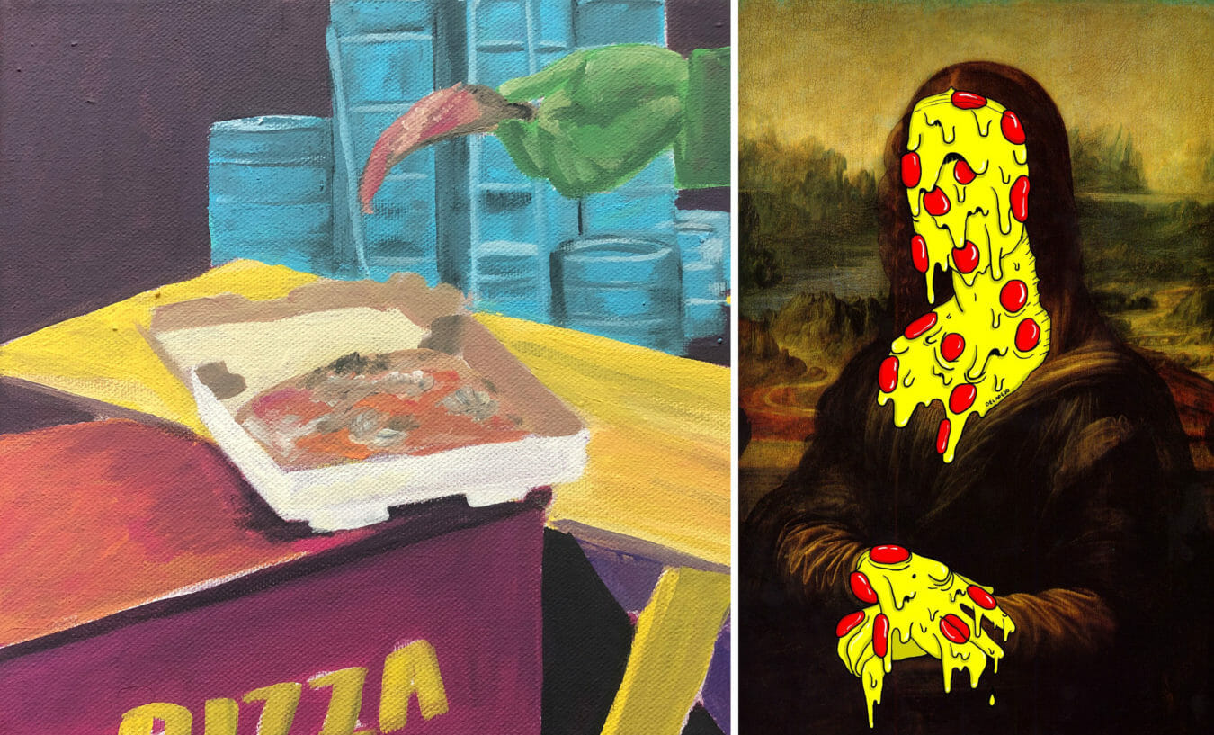 This Pizza-Obsessed Art Installation Is The Cheesy Anti-Instagram ...