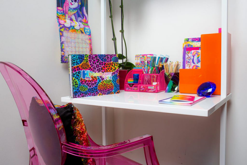 See Every Corner of the Trippy Lisa Frank Hotel Room Before It’s ...
