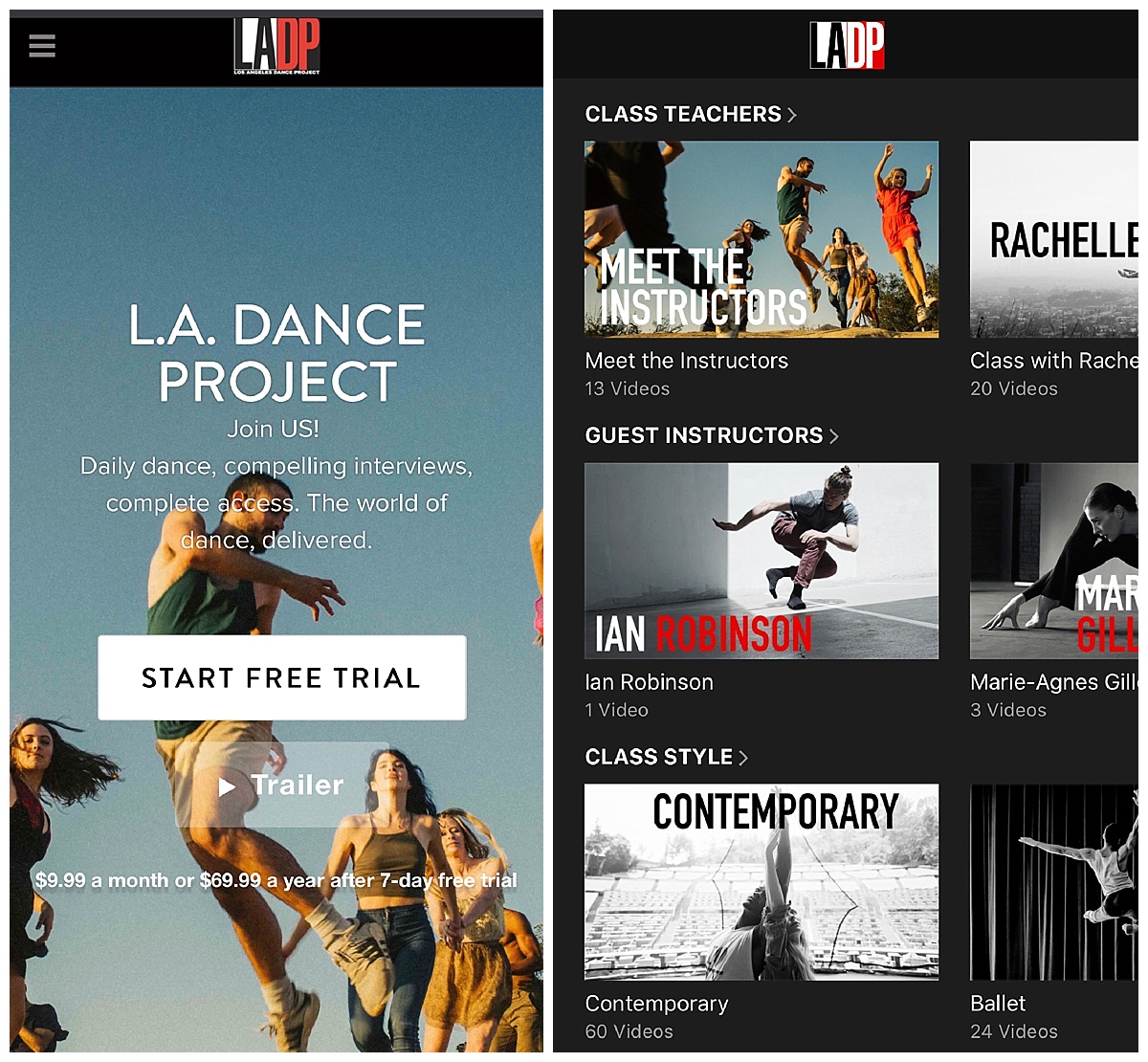 Choreographer Benjamin Millepied Debuts L.A. Dance Project App