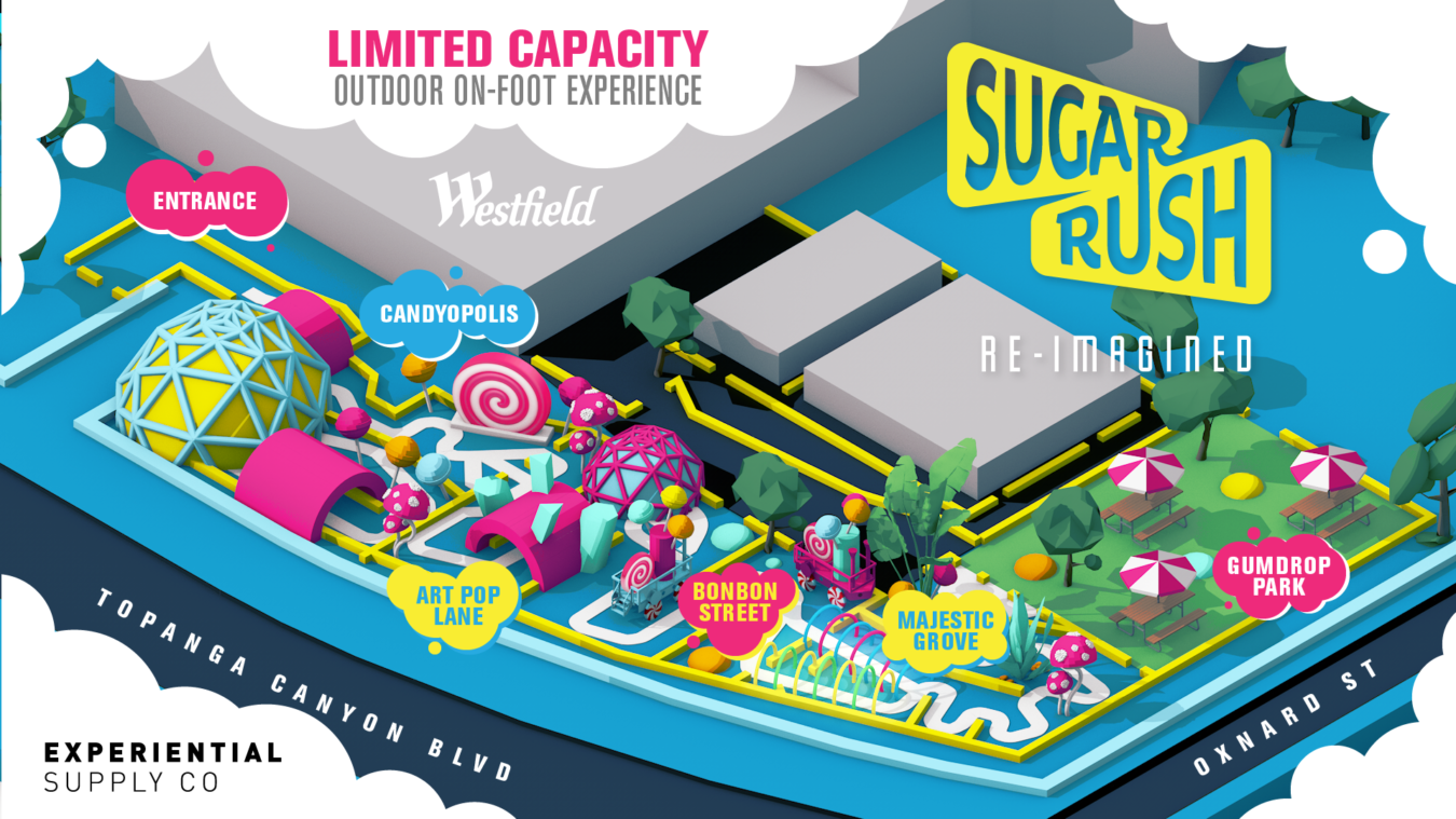 Candy-Themed Outdoor Experience Sugar Rush Heads to Woodland Hills